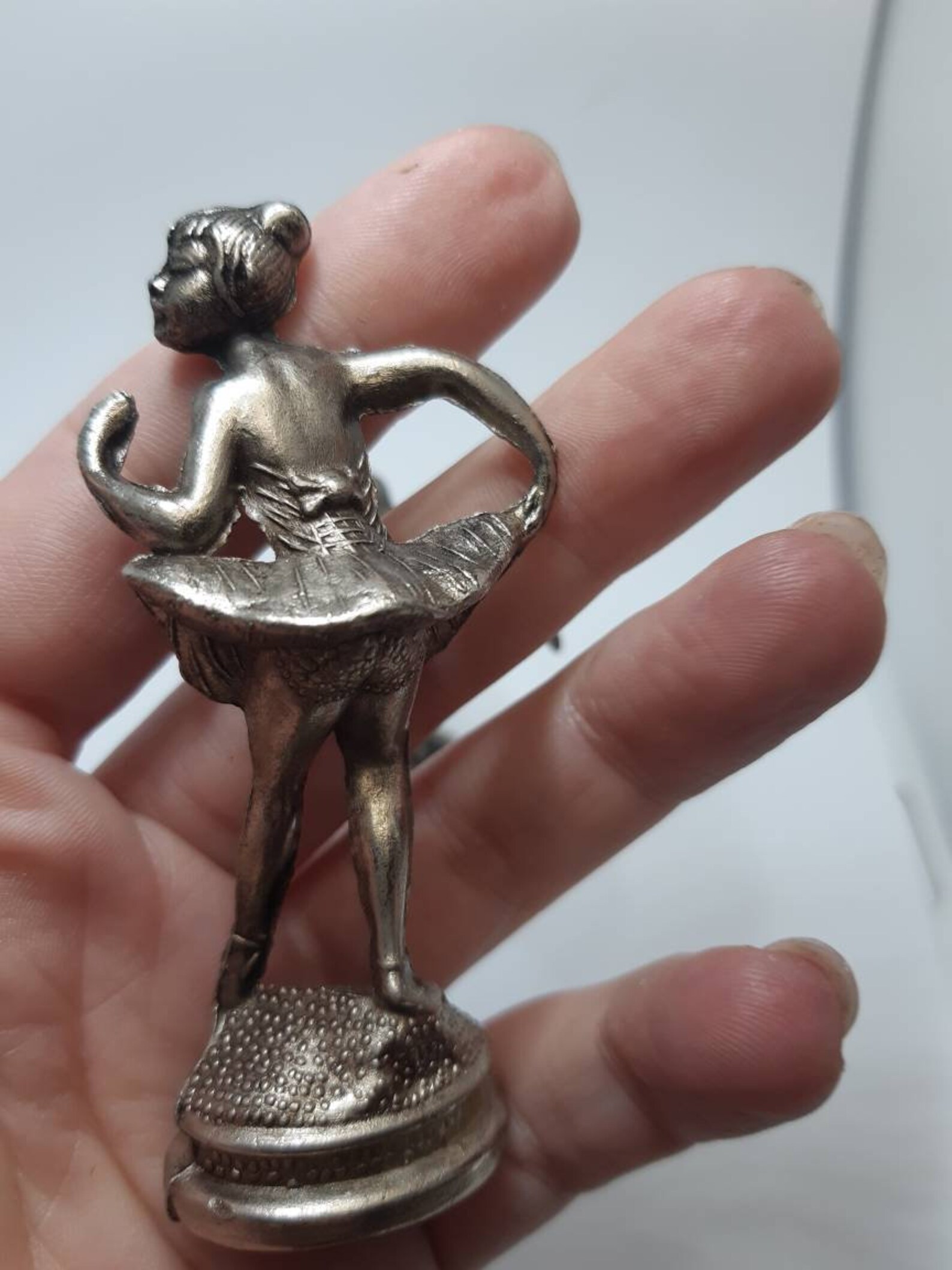 Set Vintage Dancers Metal Figurine | Etsy