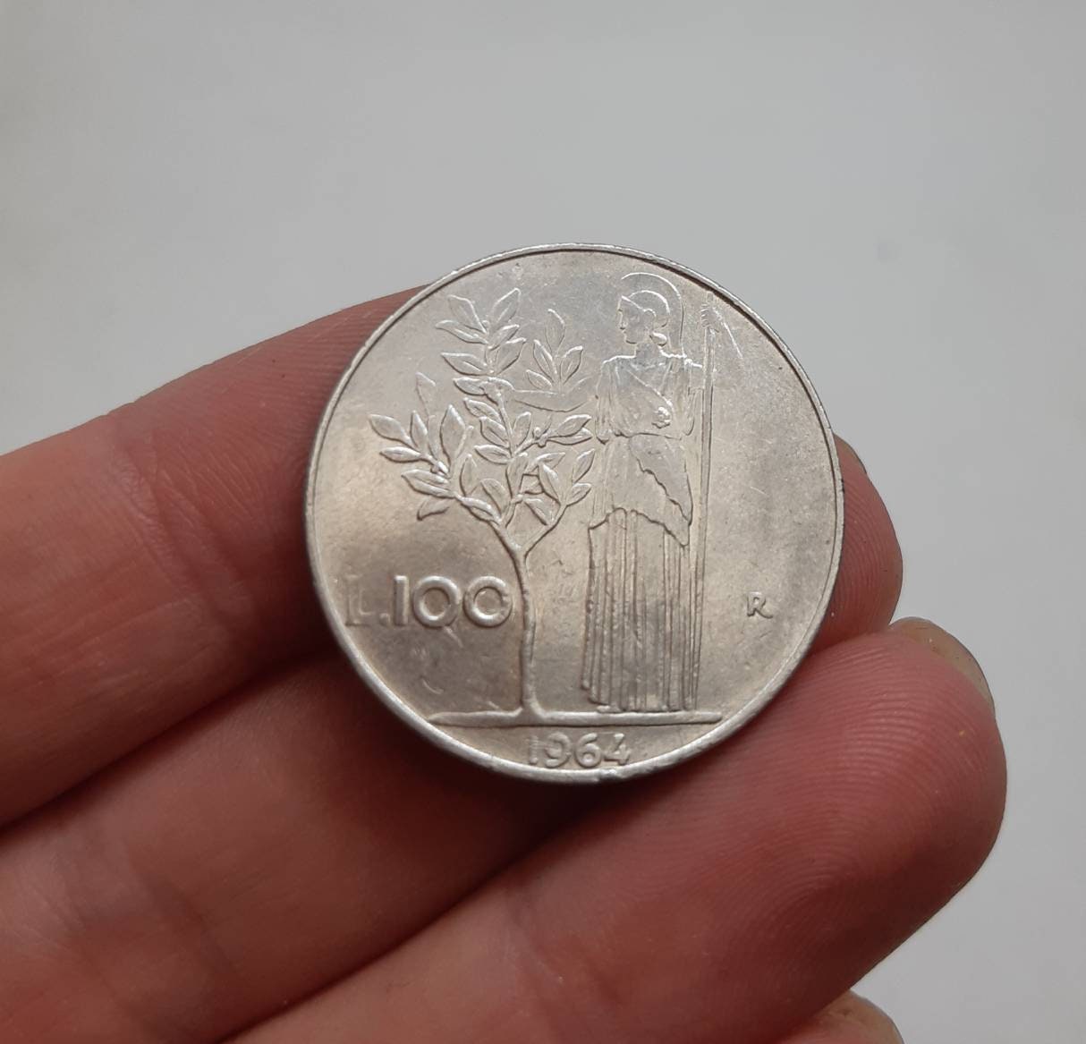 1964 Italy 100 Lire Coin, Republic FAO Design, Vintage European ...