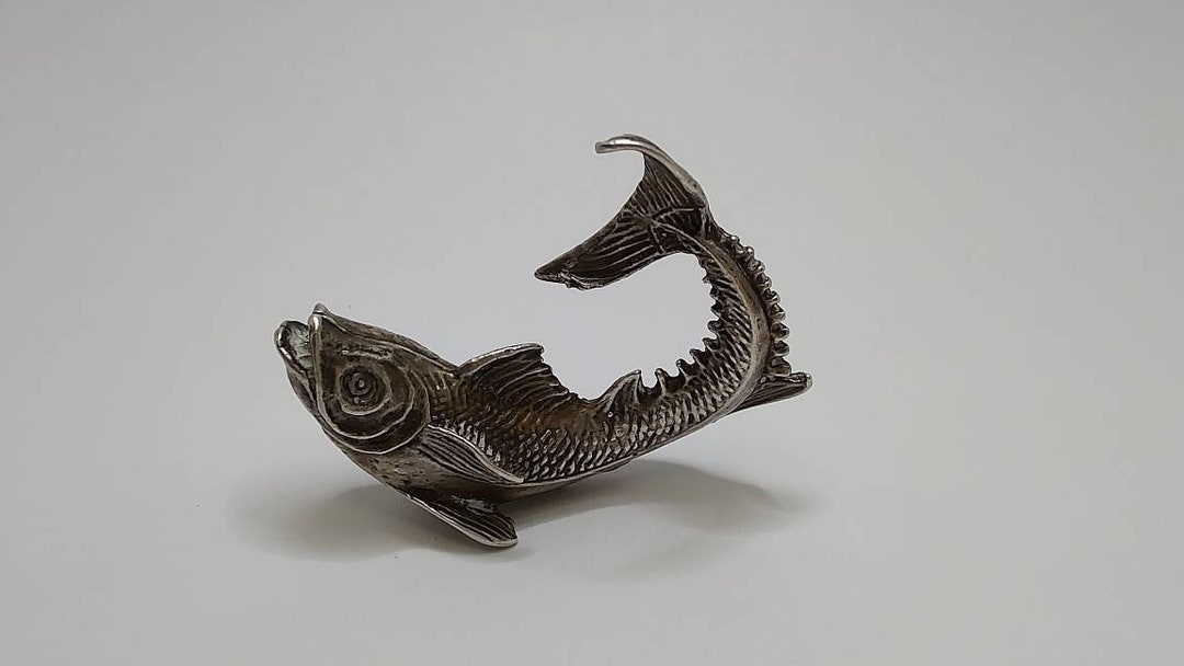 Vintage Mori Enrico 800 Silver Fish Figurine: Italian Collectable - Etsy