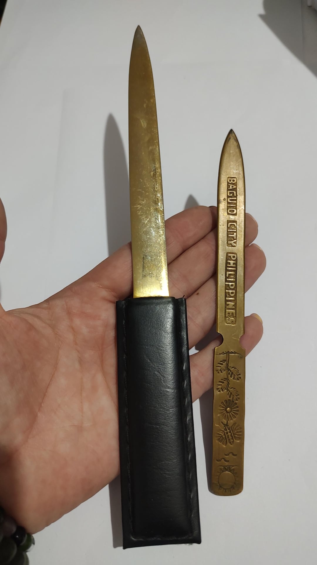 2 Vintage Paper Cut Knife Letter Cut,envelope Opener - Etsy