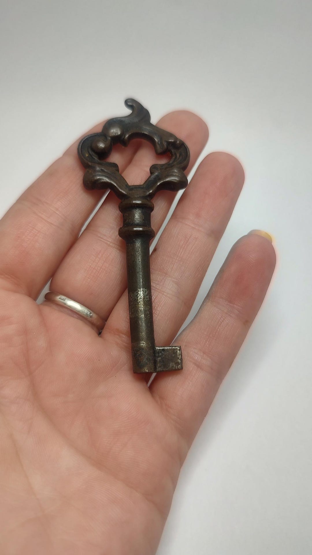 Vintage French Key,ornate Brass Key,collectible Cabinet Key,furniture ...