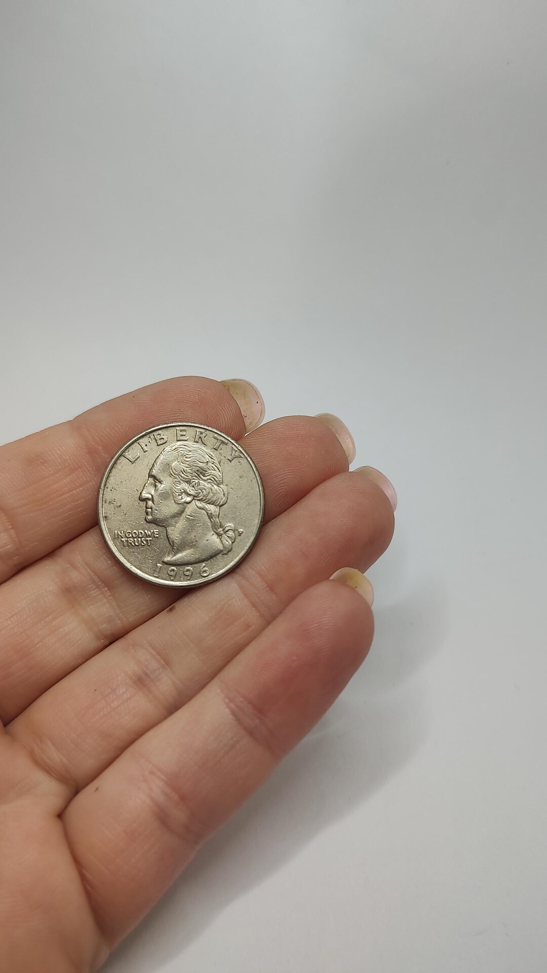 Vintage Rare 1996 P Mint Mark Washington Quarter Dollar ,rare Usa ...