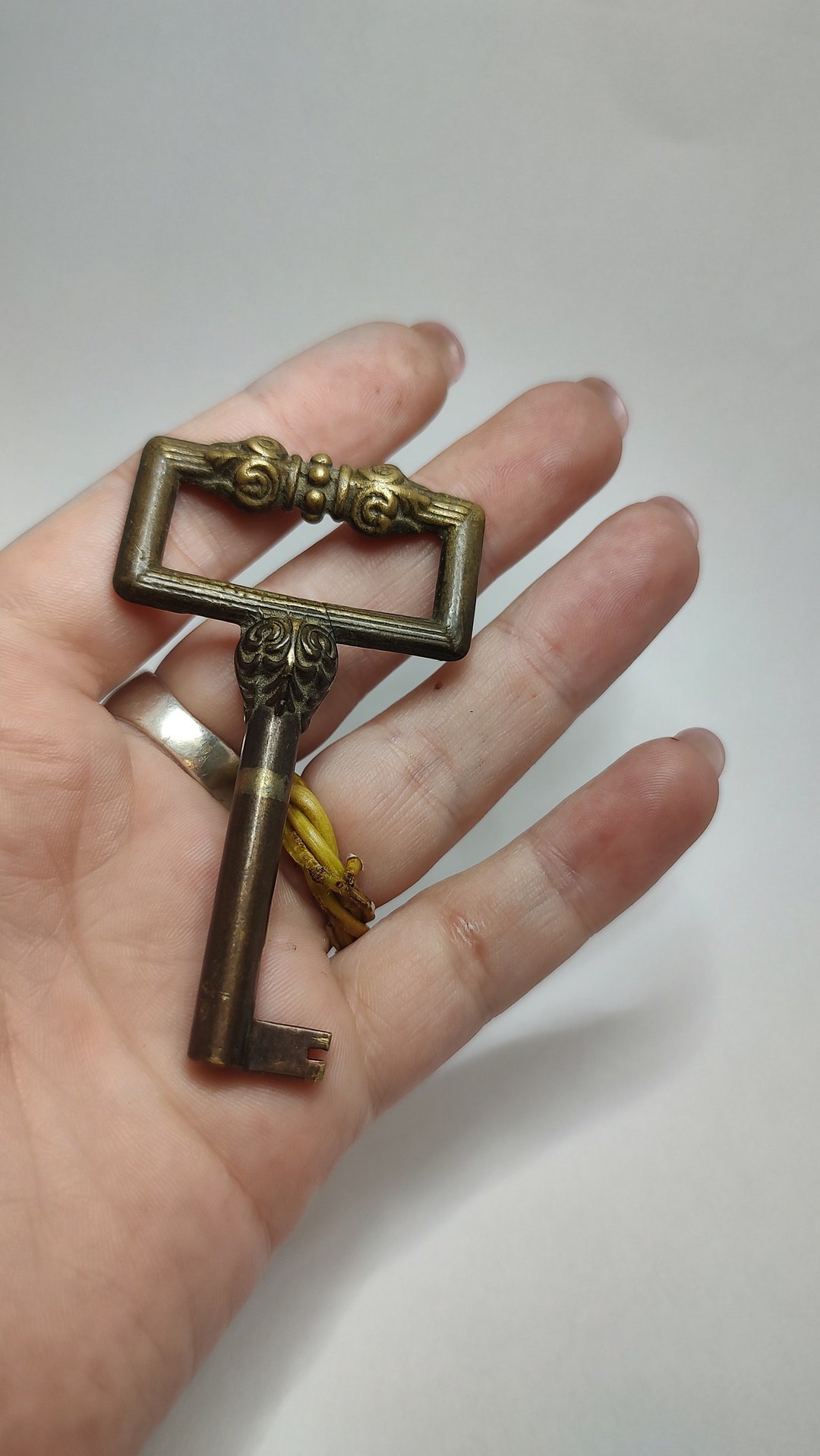 Rare Antique Solid Brass Ornate Key,collectable Key,pendant Brass Key ...