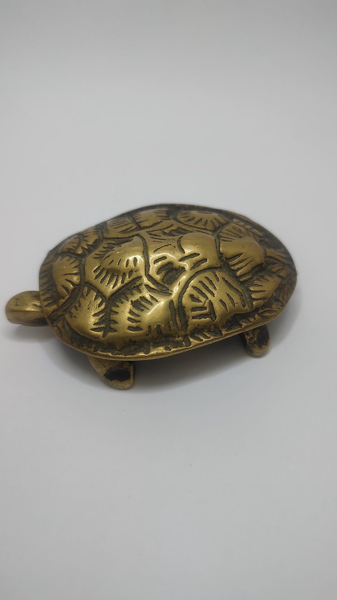 Antique Turtle Bronze Trinket Box,good Luck Gift - Etsy