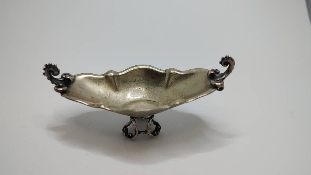 Art Nouveau Hallmarked Solid Silver Pin Tray 800 Silver Pin Tray - Etsy