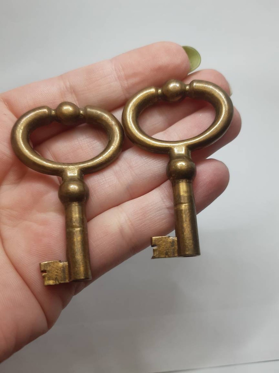 Authentic Old Brass KeysVintage keys pendant key | Etsy