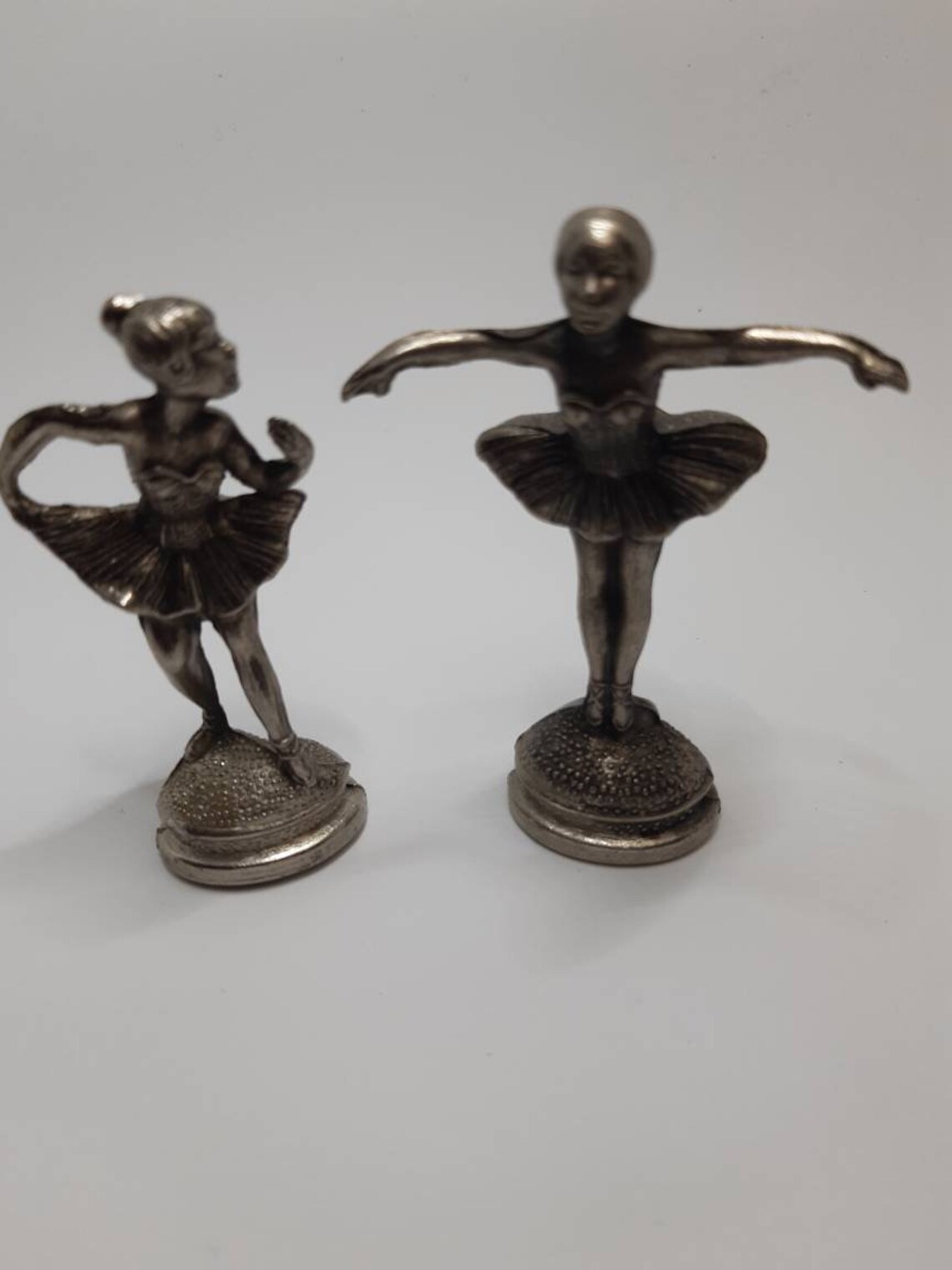 Set Vintage Dancers Metal Figurine | Etsy