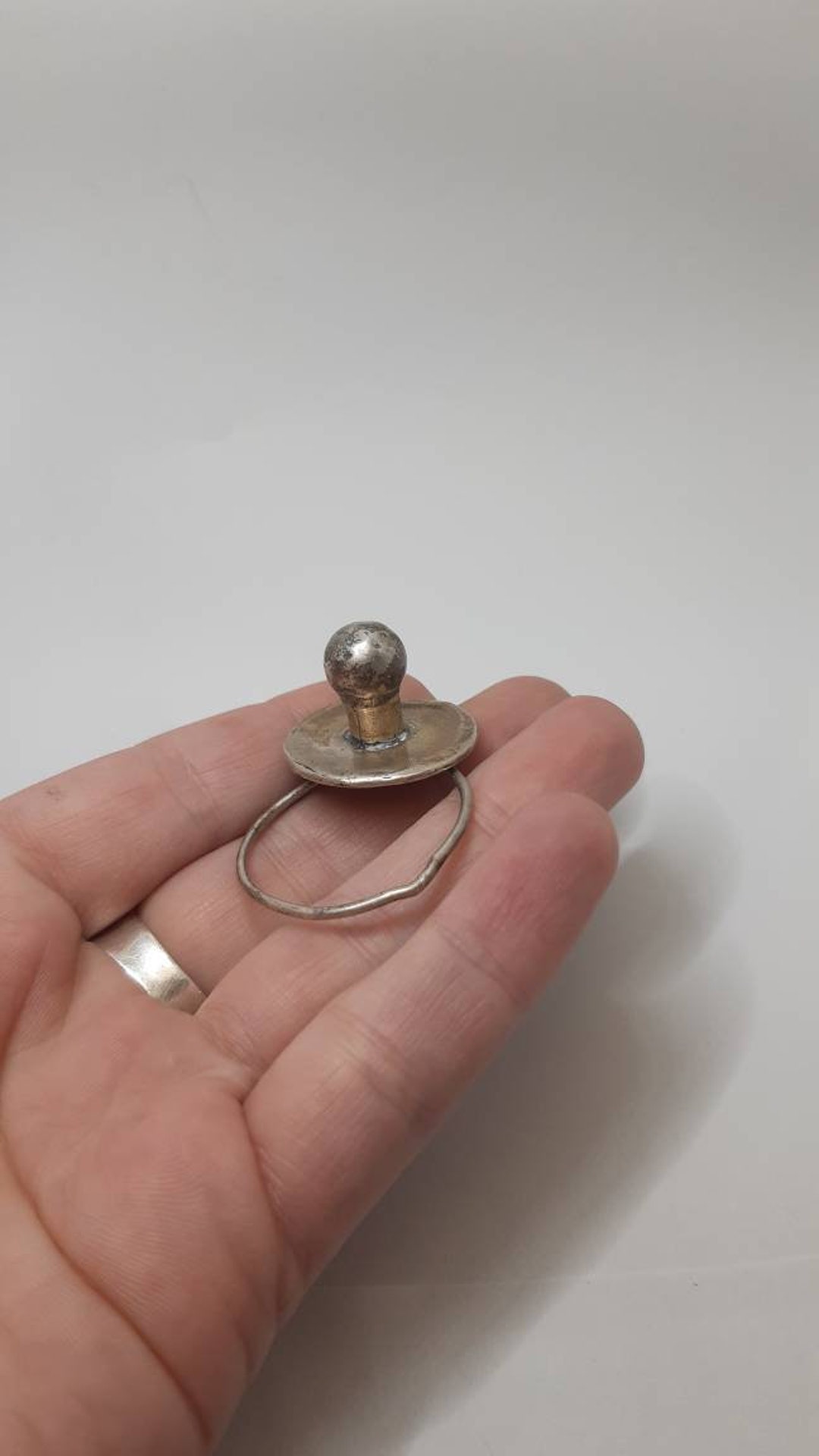 Antique Solid Silver Baby Dummy Pacifier - Etsy