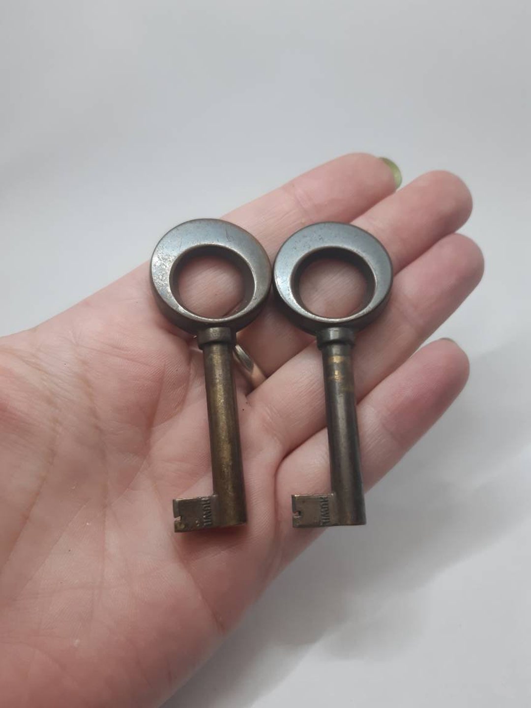 Authentic Antique Huwil Swiss Key,vintage Brass Cabinet Key,vintage ...
