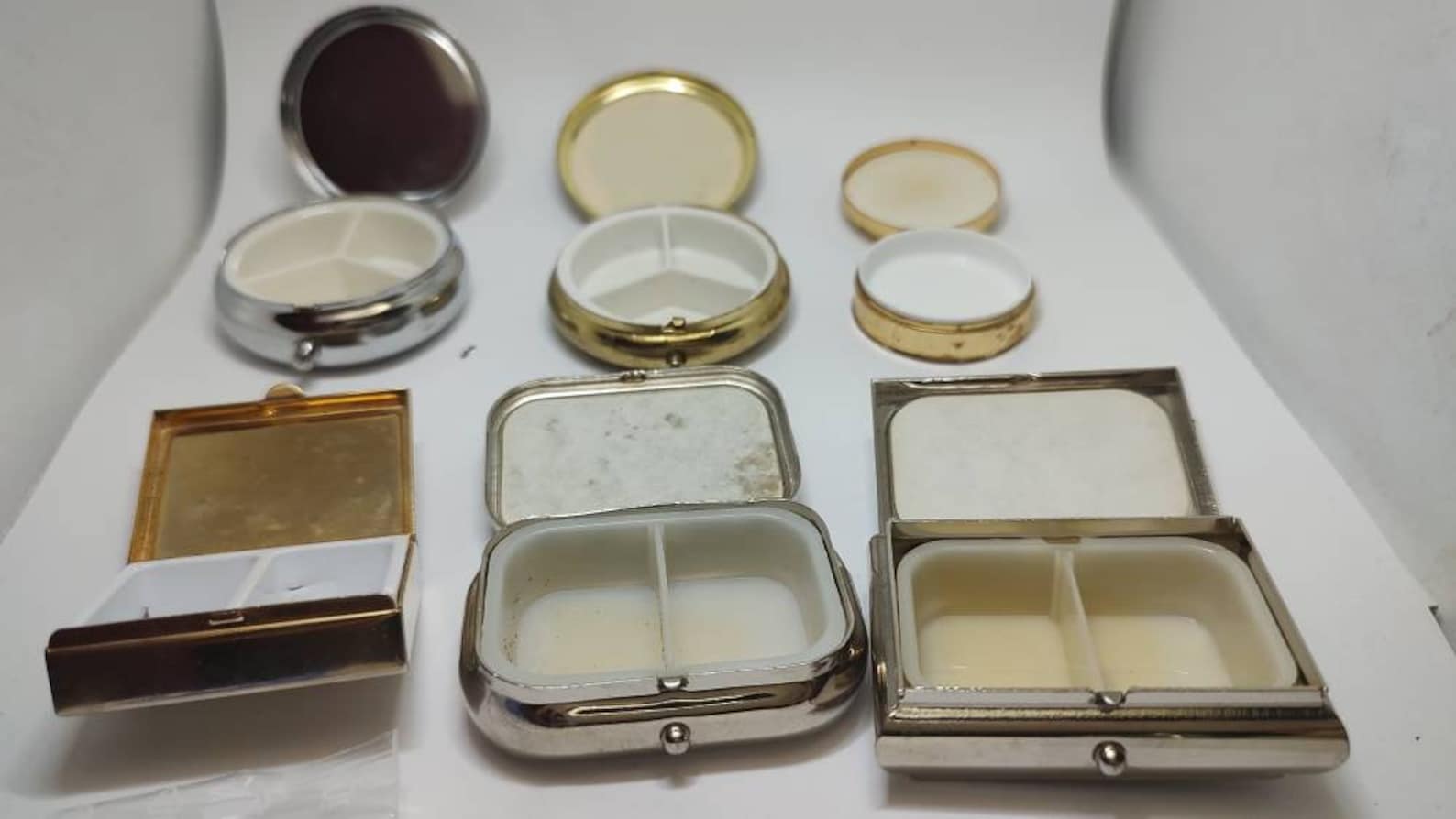 Choose Your Pill Boxvintage Metal Pill Box - Etsy
