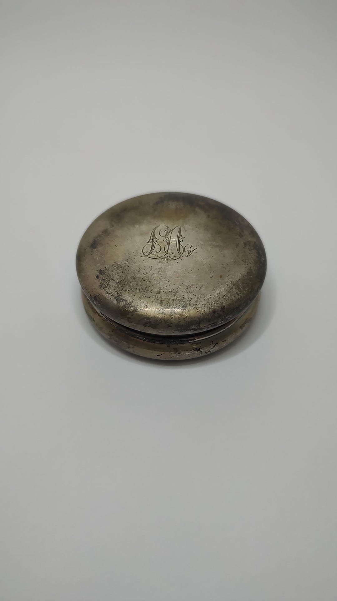 Vintage Italian 800 Silver Compact / Trinket Box by Massoni Roma – Hand ...