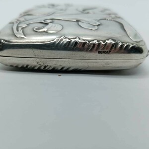 Rare Charles Murat sterling silver cigarette caseAuthentic | Etsy