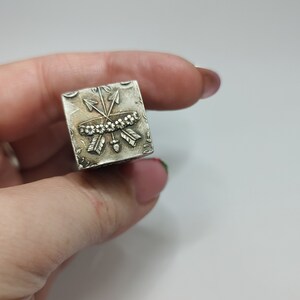 Rare Antique Solid Silver Seal Stamp - Etsy