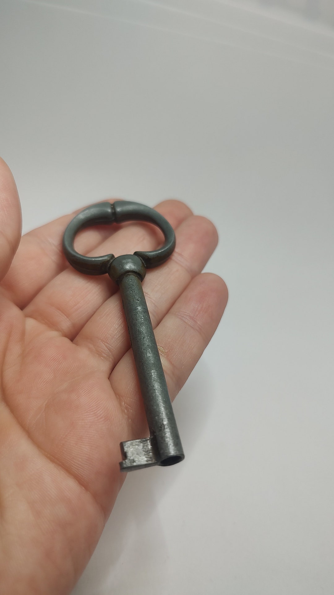 Rare Huwil Swiss Key,collectable Open Barel Brass Key - Etsy