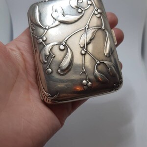Rare Charles Murat sterling silver cigarette caseAuthentic | Etsy