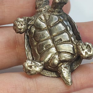 Rare Antique Silver Turtle Miniature,good Luck Gift,800 Silver Turtle ...