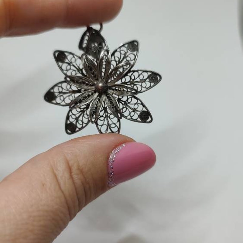 Silver Filigree - Etsy