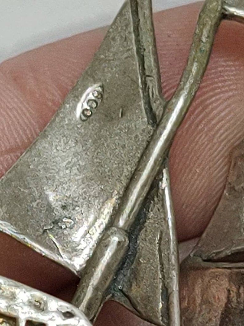 Antique 800 Solid Silver Sailing Boat Statue - Etsy