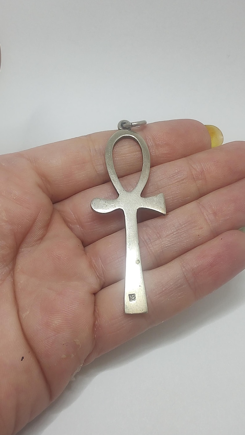 Large Egypyian Ankh Sterling Silver Cross - Etsy