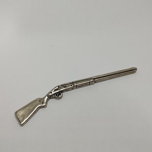 Signed Solid Silver Hunter Riffle Pointer Figurine - Etsy