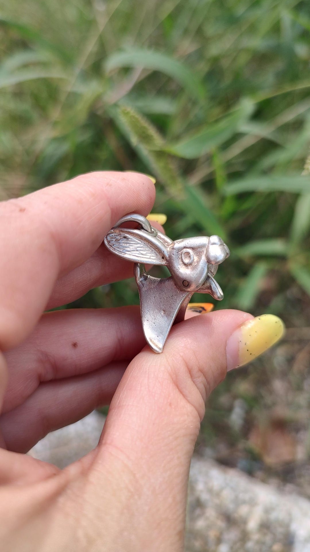 Vintage Sterling Silver Articulated Donkey Figurine Pendant - Etsy