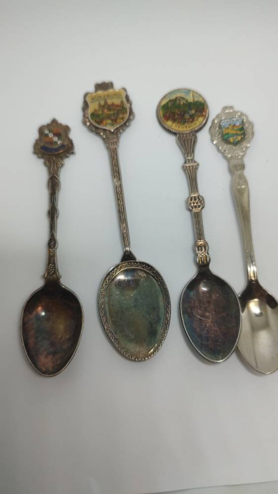 4 German Turistic Spoons - Etsy