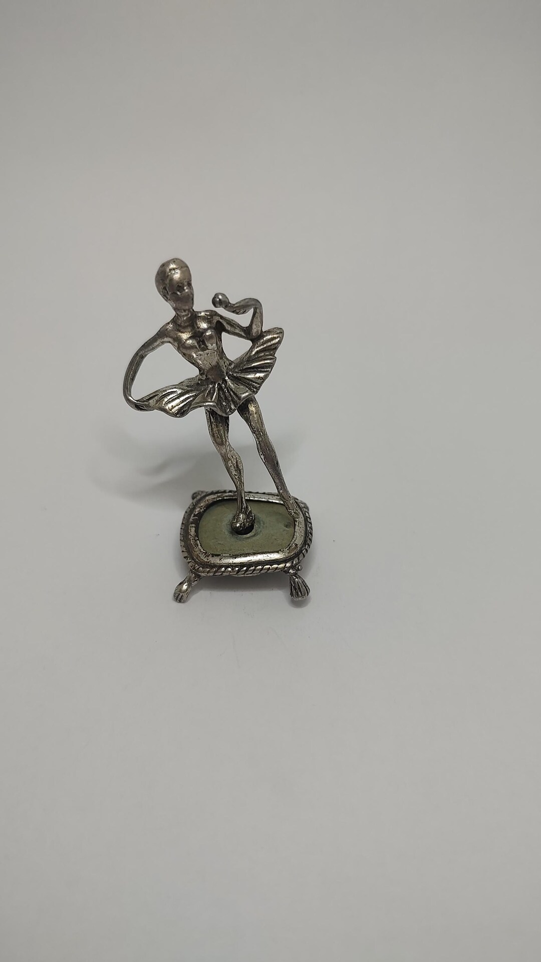 Vintage Dancer Medusa Oro 800 Silver Dancer Figurine,italian Silver ...