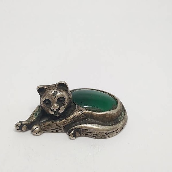 Jade Cat Figurines - Etsy