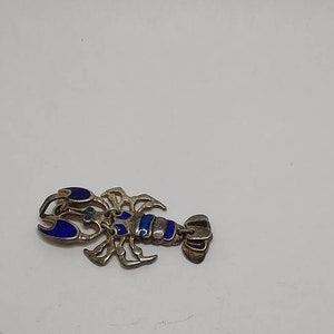 Rare Articulated Scorpio Zodiac Sterling Silver and Enamel - Etsy