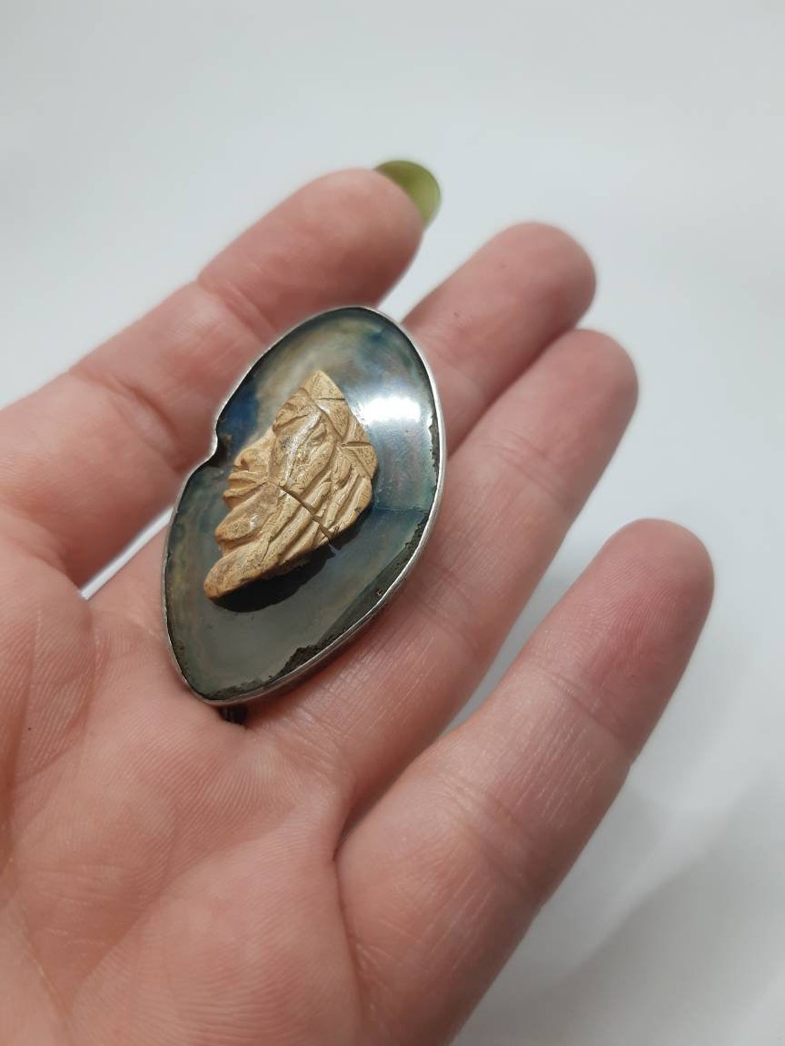 Vintage Unique Broochhandmade Sterling Brooch - Etsy