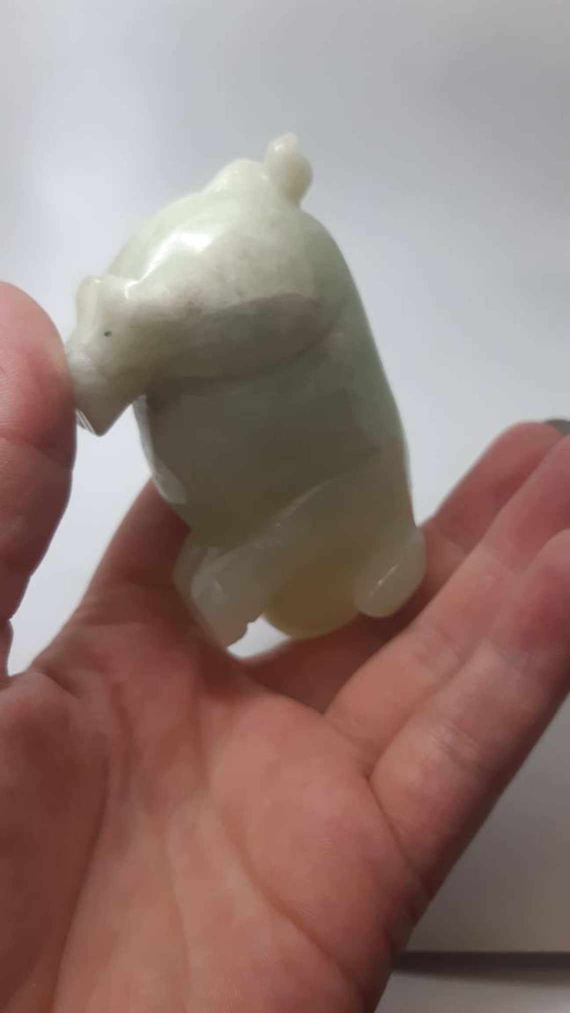 Jade Pig Statuettegemstone Animalgreen Jade Jadeite Pig - Etsy UK