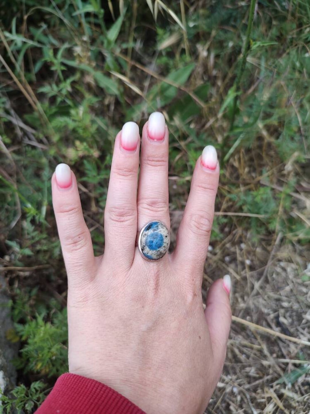 Sterling Silver K2 Jasp Ring - Etsy