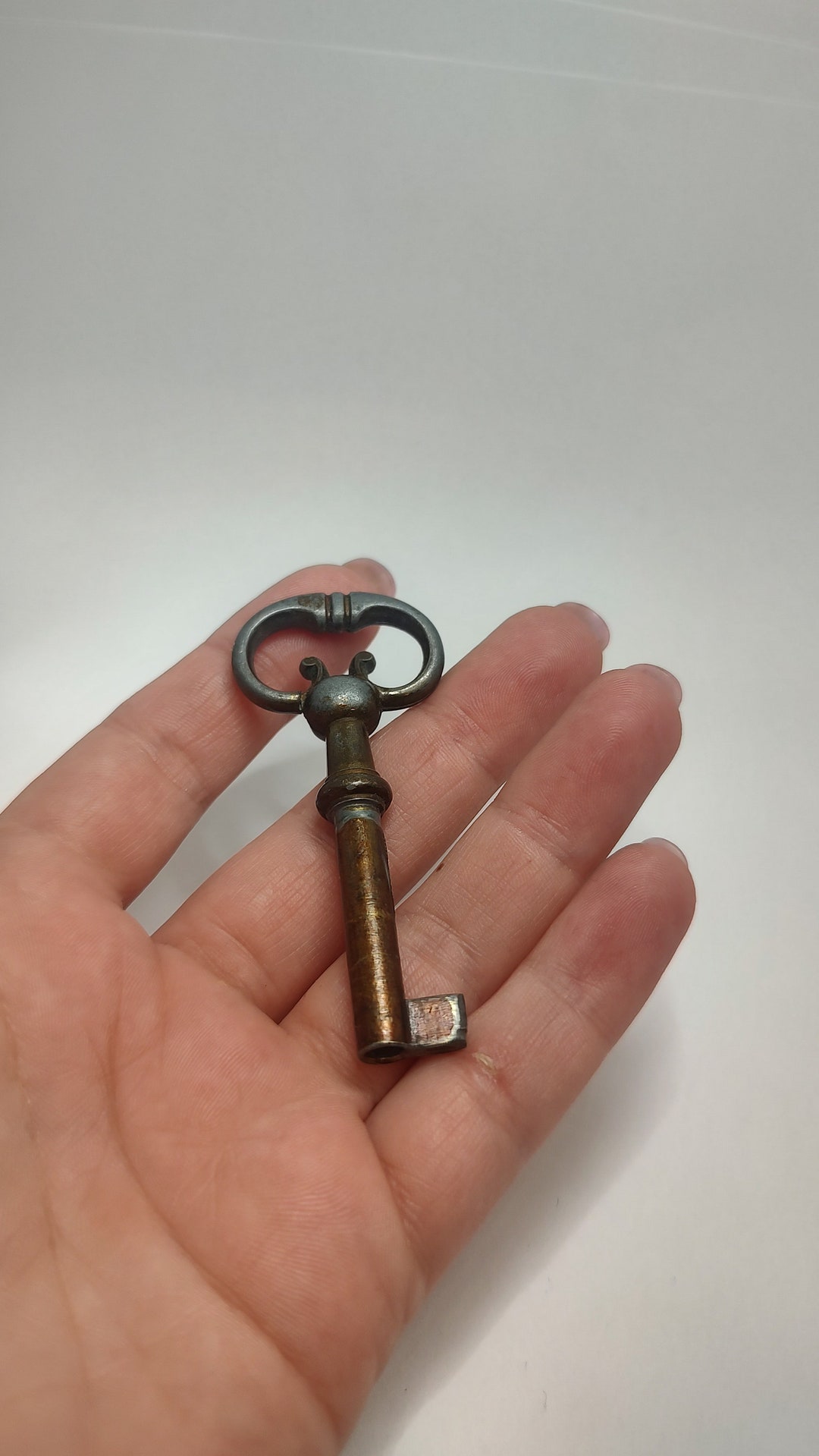 Rare Swiss Brass Huwil Skeleton Key - Etsy