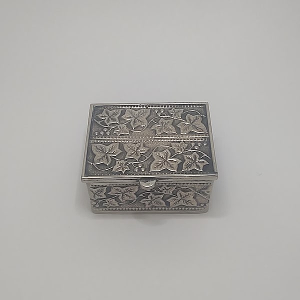 Silver Pill Box - Etsy