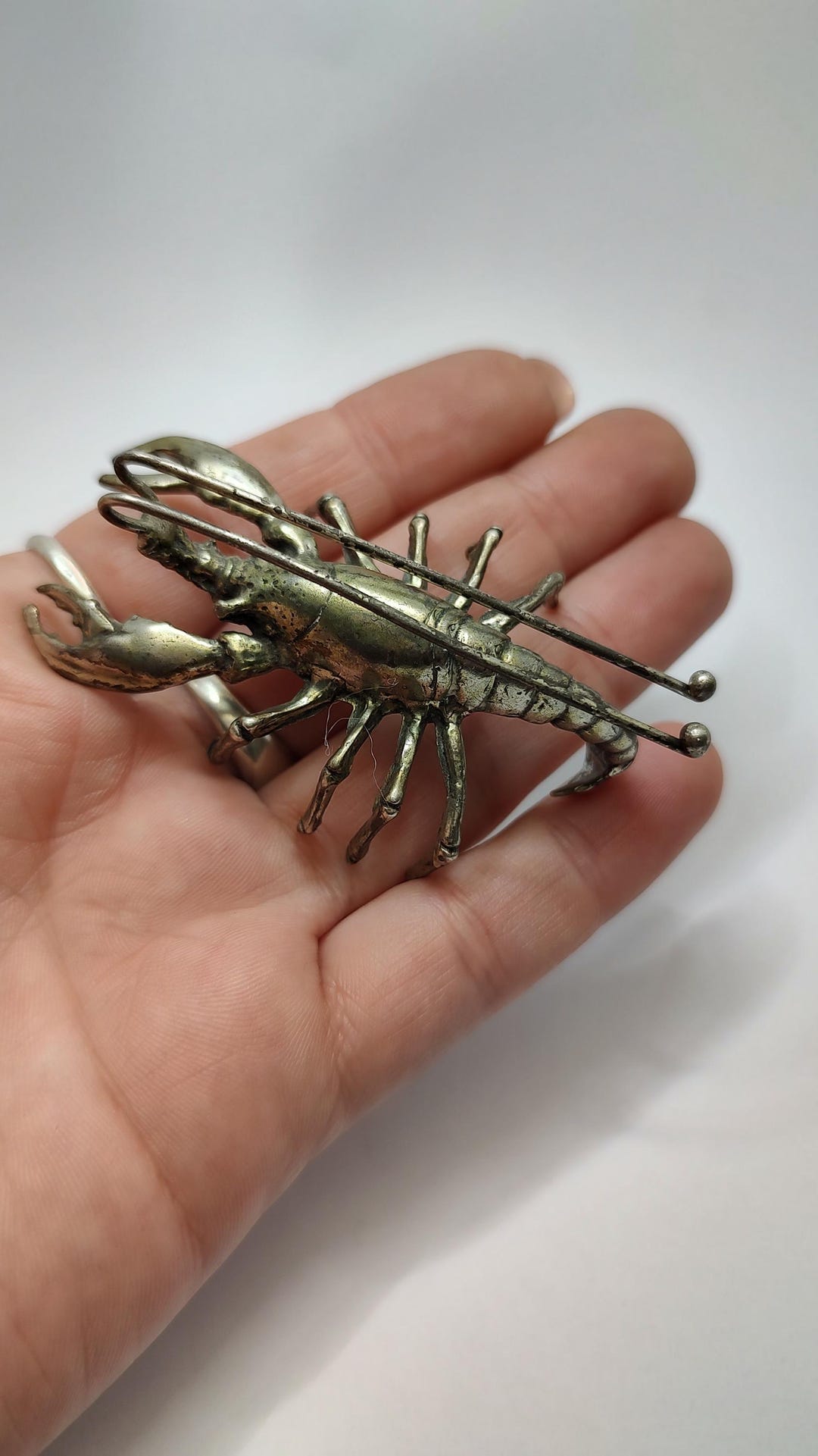 Vintage Solid Silver Lobster Figurine: Collectible Statue - Etsy
