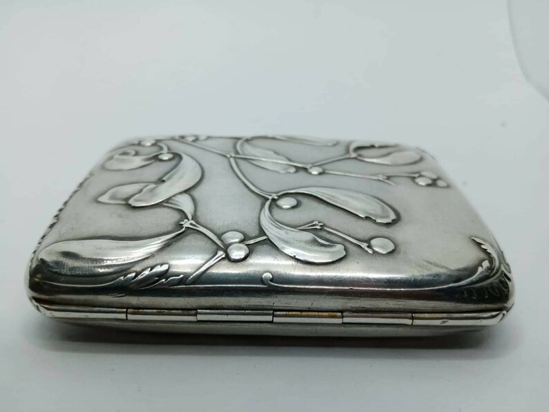 Rare Charles Murat Sterling Silver Cigarette Caseauthentic - Etsy