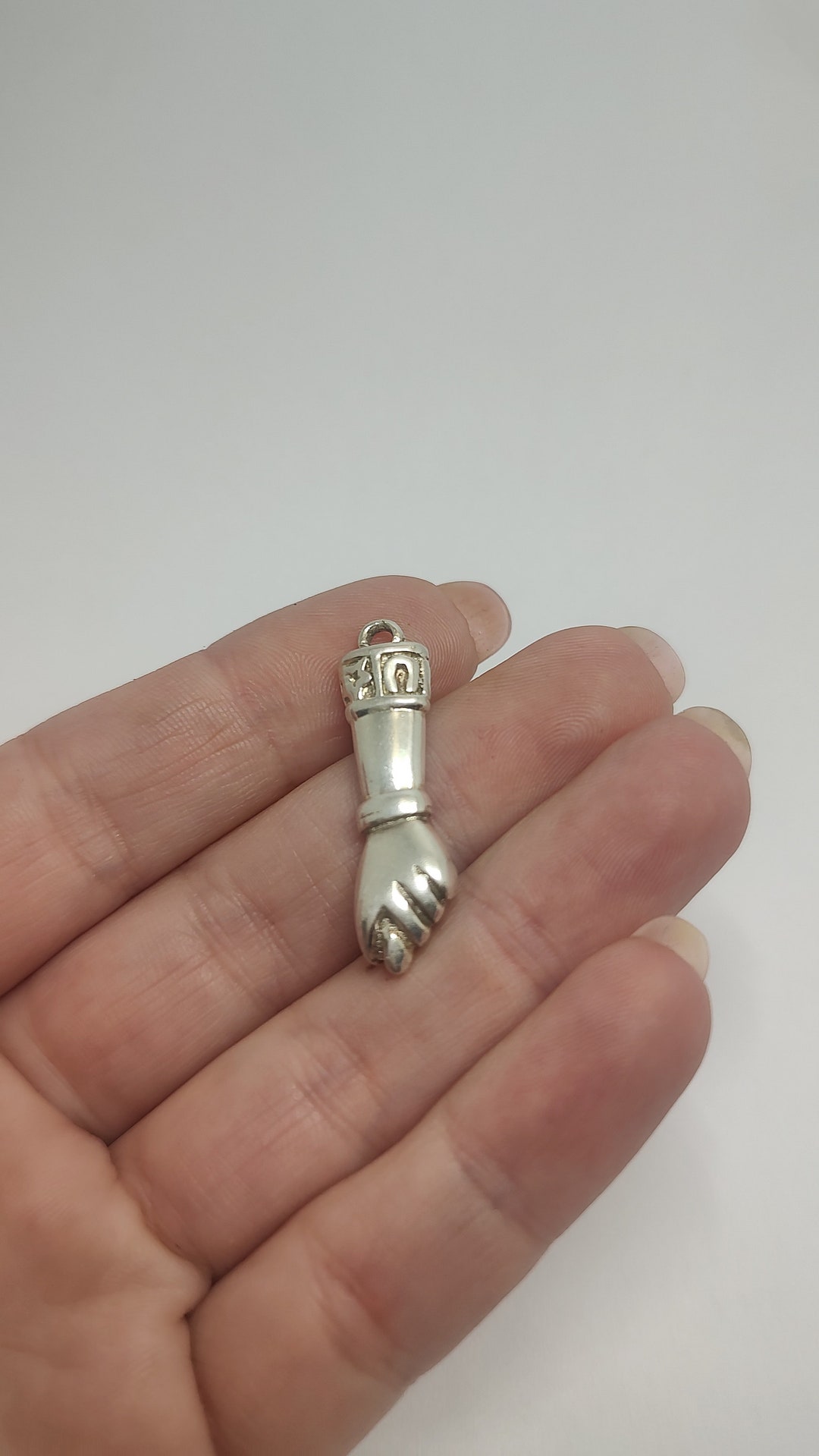 Rare Silver Figa Hand,mano Figa Amulet Silver Charm Pendant - Etsy