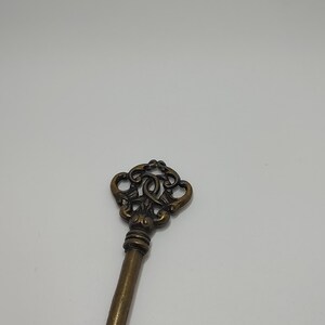 Antique French Solid Brass Ornate Key,collectable Key,pendant Brass Key ...