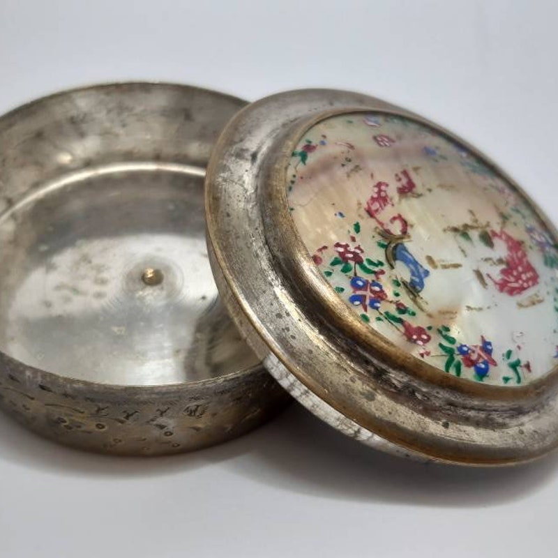 Brass Pill Box - Etsy