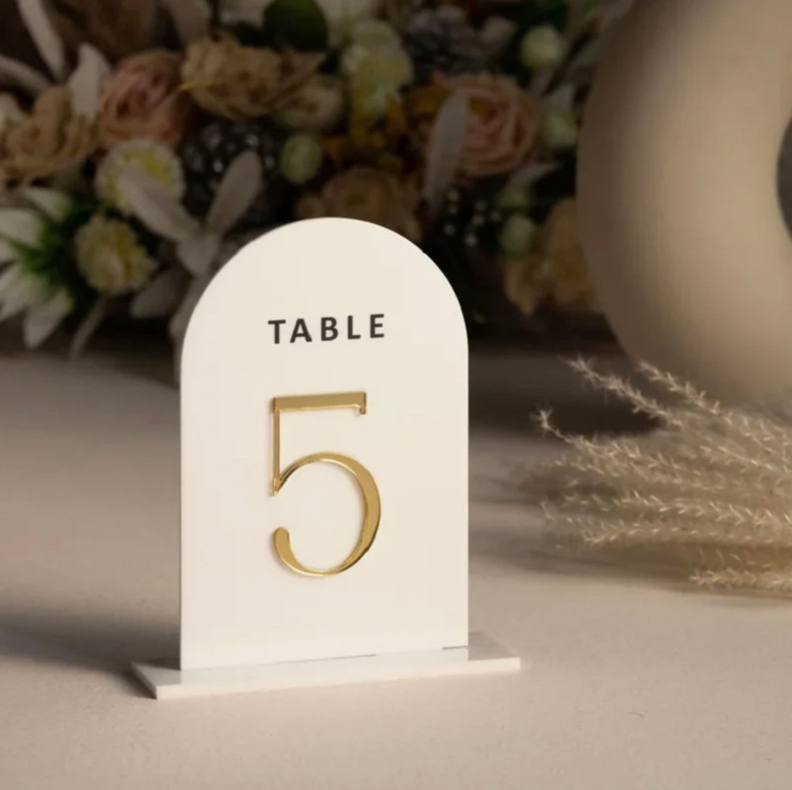 Set 20 Pieces - Table Numbers, White Table Numbers. Black Table Numbers ...