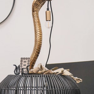 Snake Lamp Gold - Etsy