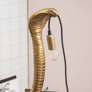 Snake Lamp Gold - Etsy