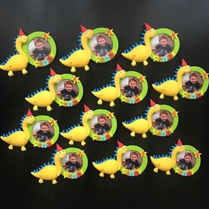 Dinosaur Birthday Party Favor, Dinosaur Party Gift, Dinosaur Magnet ...