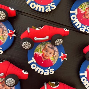 Vintage Race Car Magnet, Race Car Party Favor, Old Race Car Theme ...