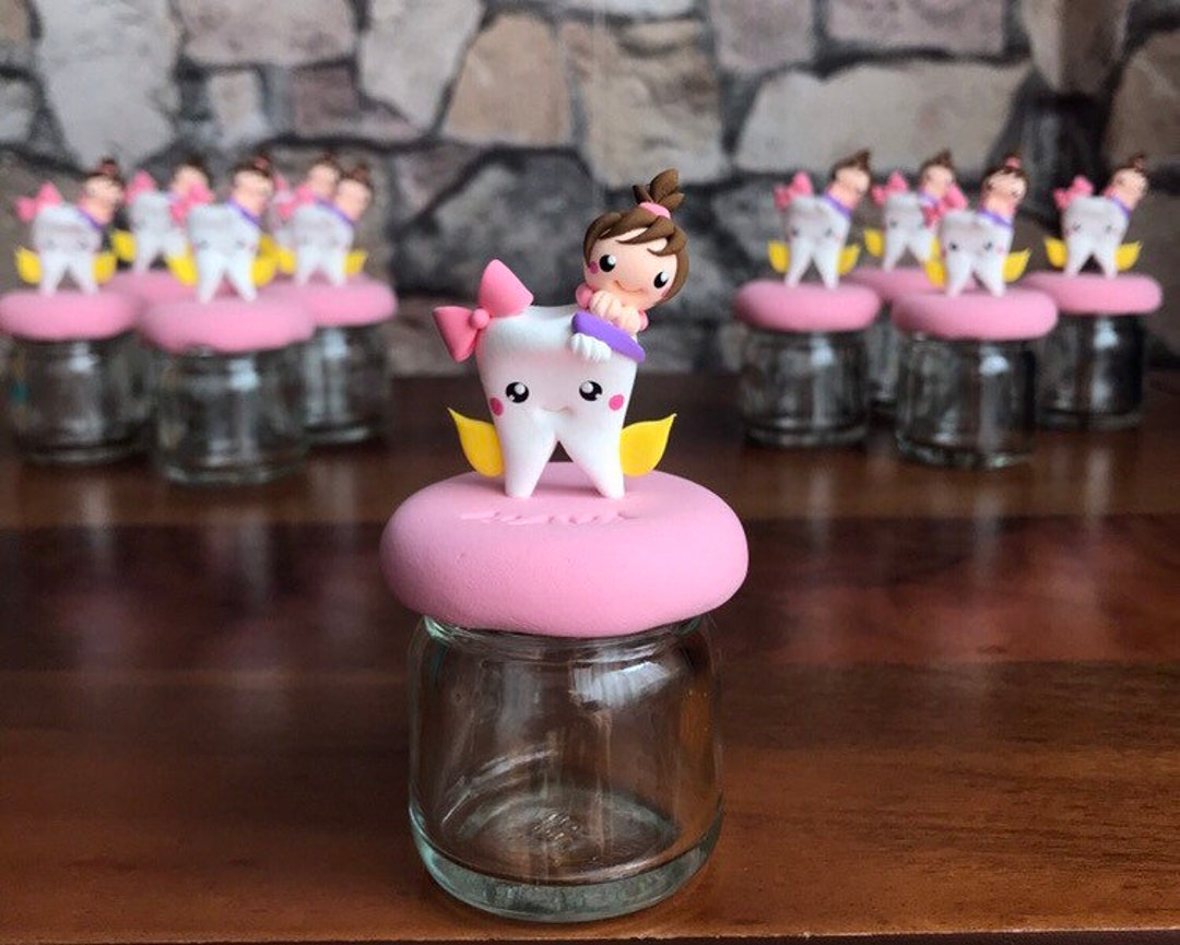 First Tooth Party Favors, Tooth Fairy Jar, Personalized Tooth Jar, Baby ...