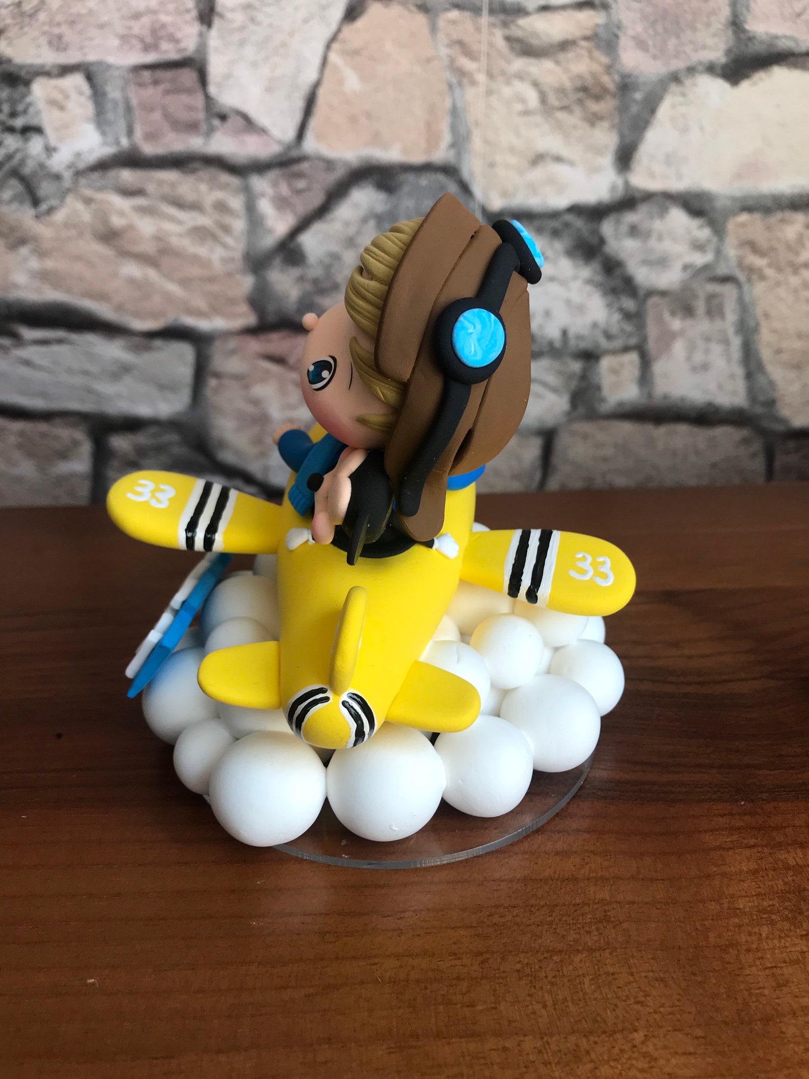Pilot Baby Cake Topper Air Plane Cake Topper Personalized - Etsy