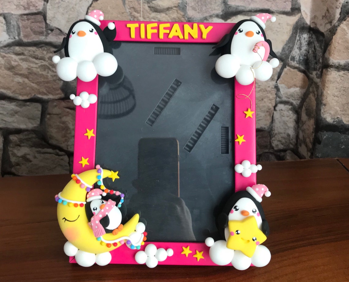 Photo frame for nursery Nursery devor Penguin frame | Etsy