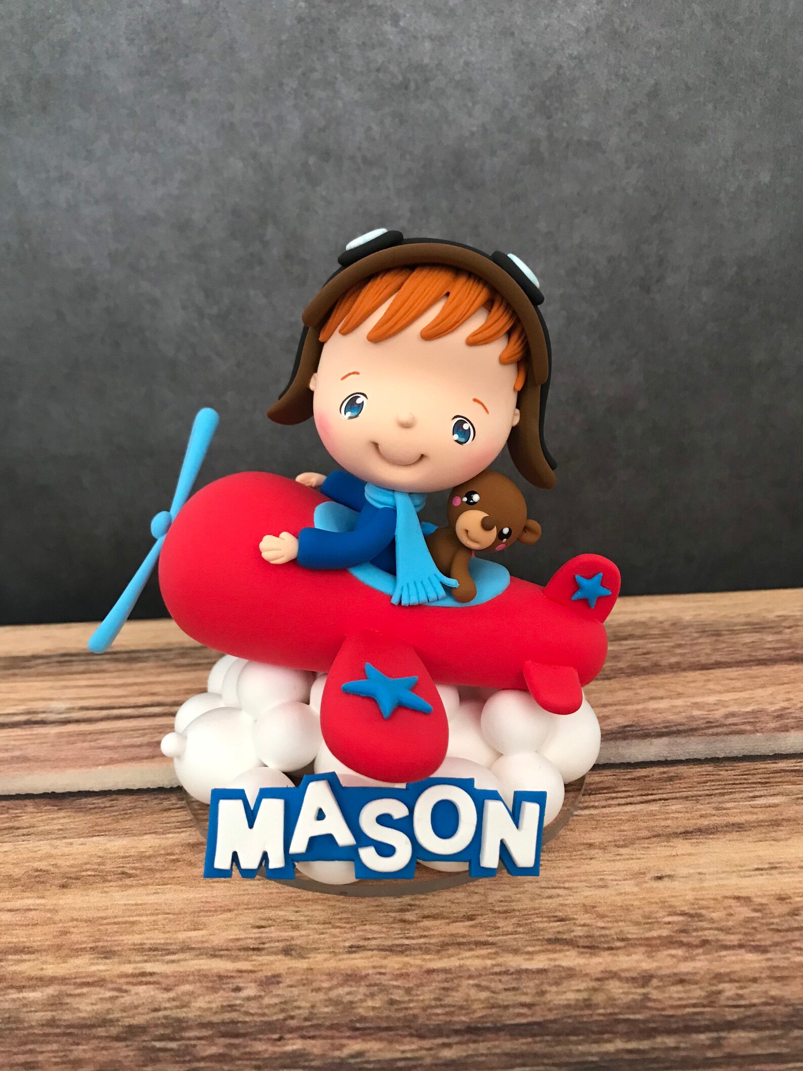 Pilot Baby Cake Topper Airplane Cake Topper Airplane | Etsy