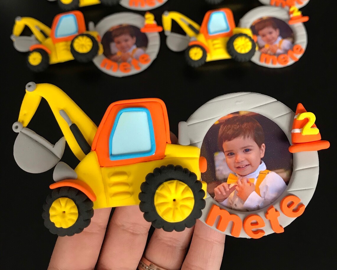 Excavator Birthday Party Favor Excavator Theme Party | Etsy