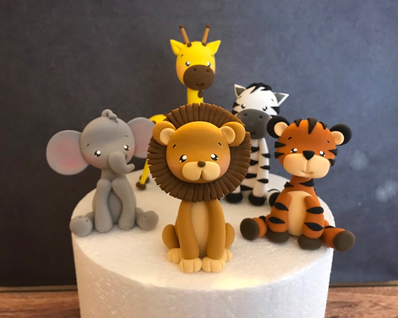 Safari Cake Safari Theme Cake Topper Safari Animal Cake - Etsy